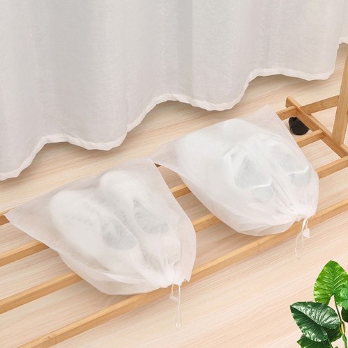 Travel Pouch Shoes Protect Storage Bag Shoe Dust Covers Non-Woven Shoe ...