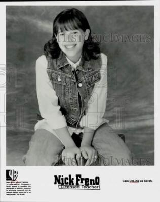1997 Press Photo Cara DeLizia as Sarah in "Nick Freno: Licensed Teacher ...