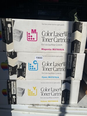 APPLE LASERWRITER 12/600 PS TONERS M,C And Y | eBay Australia