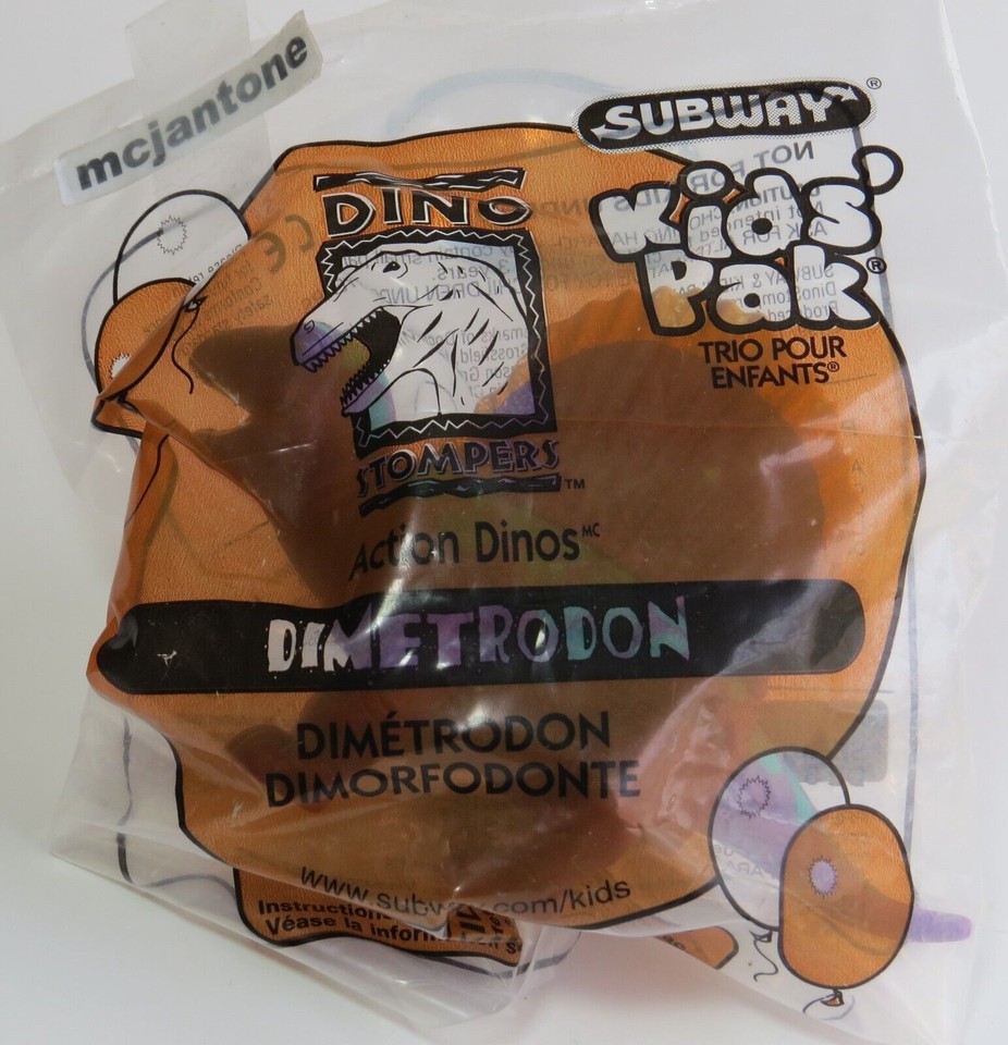 Subway 1997 DINO STOMPERS Dinosaur PREHISTORIC Walking Wind Up YOUR Toy ...