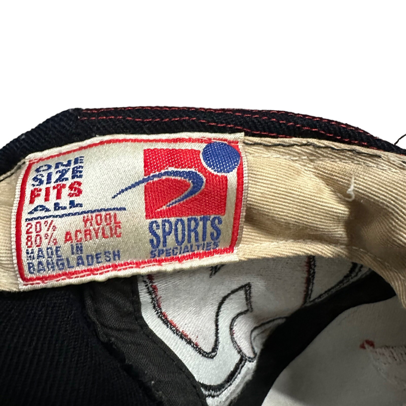 Vintage New Jersey Devils Mens Hat Cap Blue Red SnapBack Sports ...