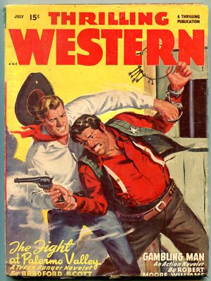 PULP: Thrilling Western Pulp July 1948- Texas Ranger- Fight at Palermo ...