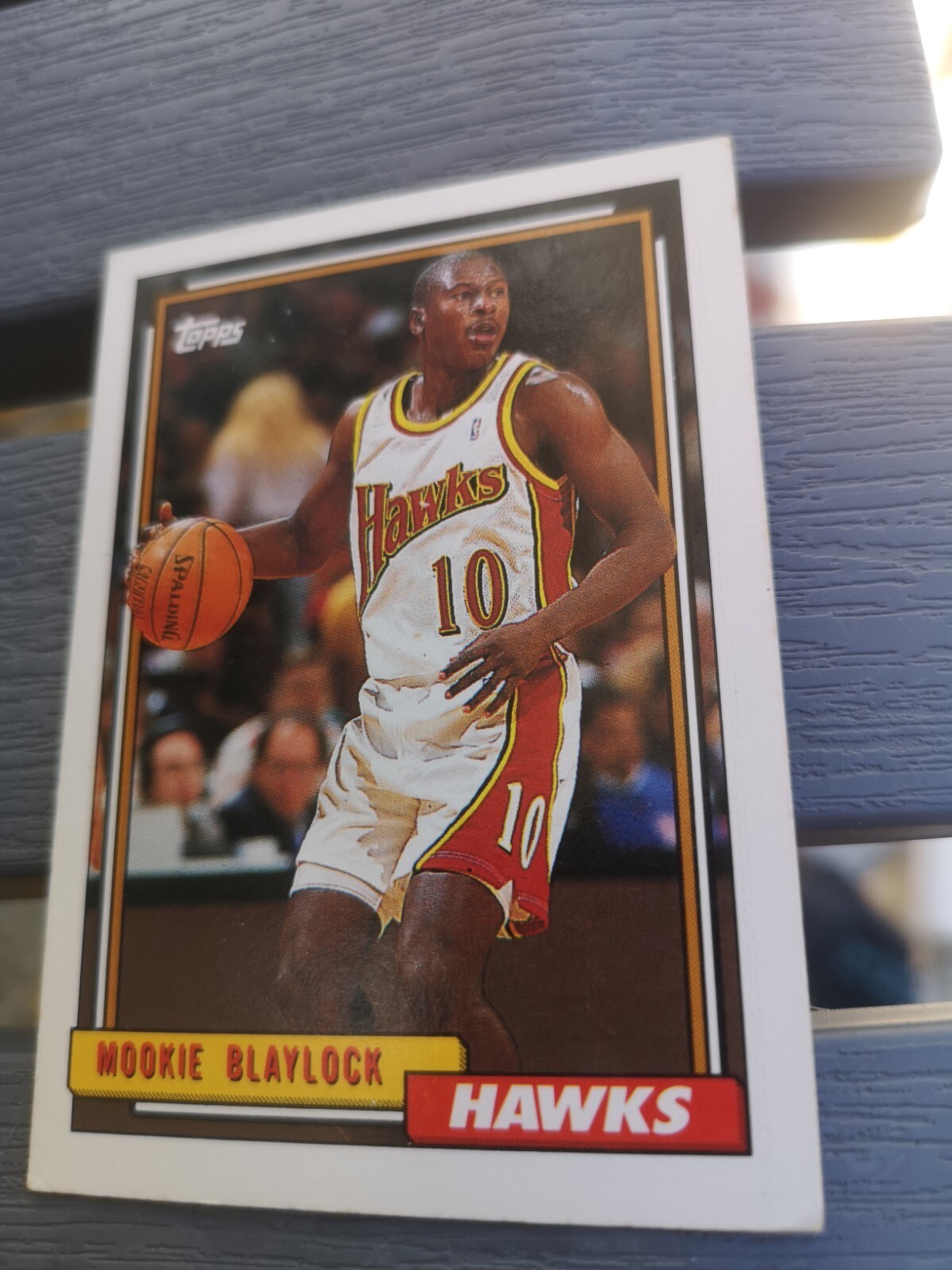 Carte Collection Basket Nba Tops 1992 1993 #268 Mookie Blaylock Atlanta ...