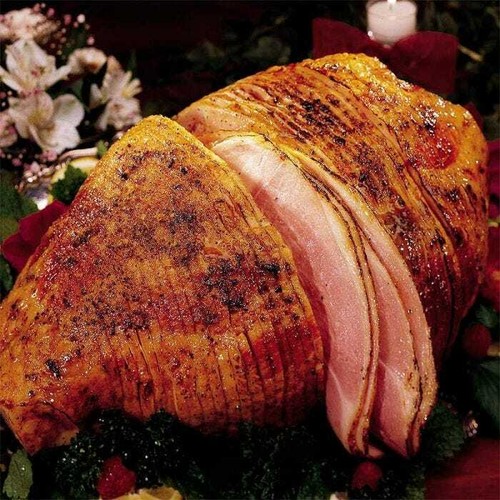 Christmas hams Low Salt Smoked Whole Ham Boneless Spiral Cut Fully ...