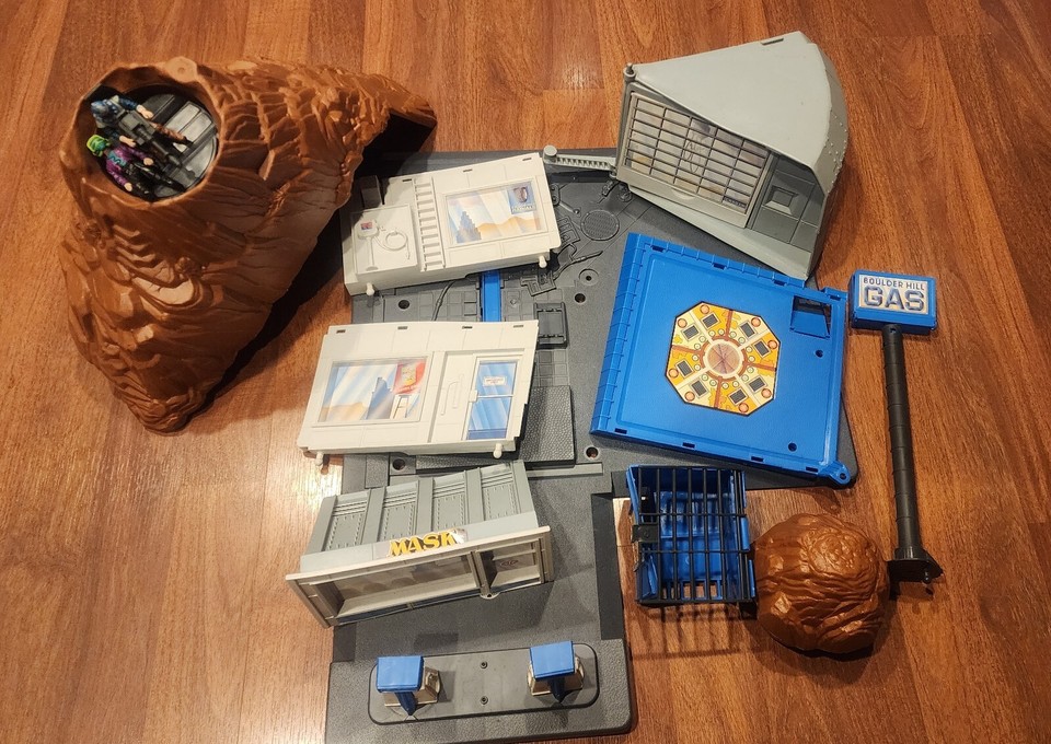Vintage Kenner MASK Boulder Hill Incomplete 1985 Playset With Original ...