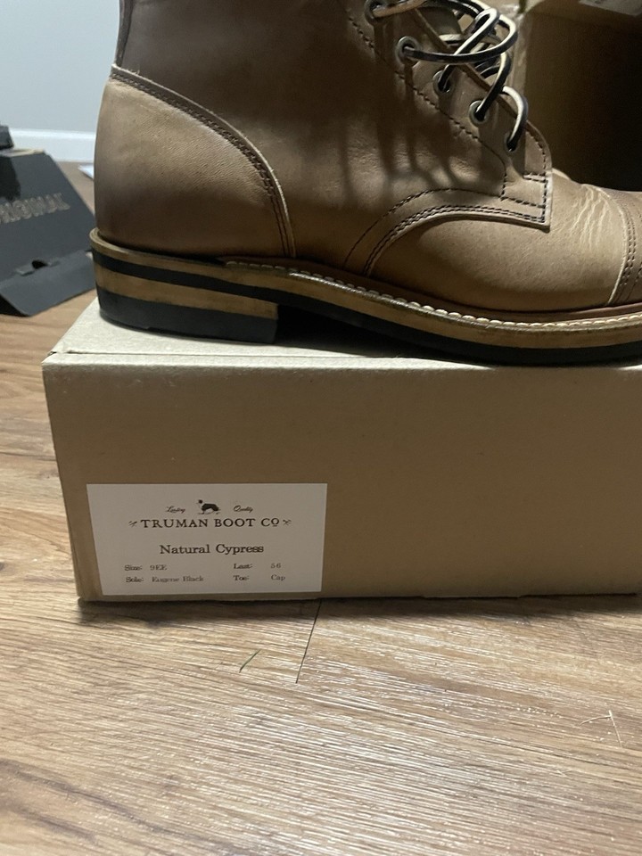 Truman Boots 56 Last Natural Cypress | eBay