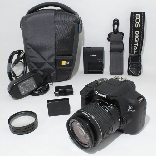 Excellent Canon EOS 2000D / Rebel T7 Camera & 18-55mm Lens Kit Low ...