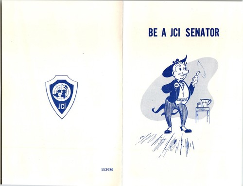 JCI Senator Pamphlet Jaycees 1953 Tulsa Okla Membership Recruitment | eBay