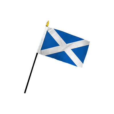 1 Dozen Scotland Stick Flag 4x6in Handheld Scottish Flag | eBay