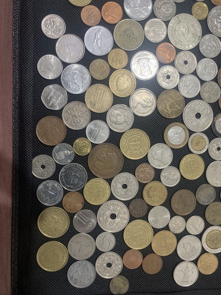 bulk lot mixed 200-250 coins all world worth £500 Plus Some really old ...