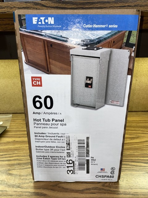 Eaton CHSPA60 - Spa Panel 4 CKT 2P 60a for sale online | eBay