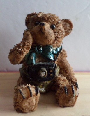 Meerchi MRH Photography Bear Resin Figurine 3" | eBay