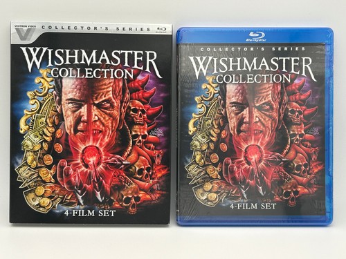 Wishmaster Collection Blu-ray w/ Slipcover Vestron Video 4-Film Set ...