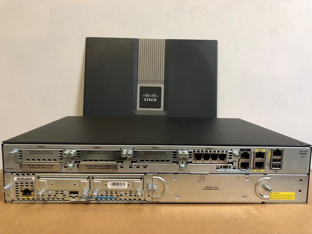 Cisco 2911 3-Port Gigabit Wired Router (C2911-WAAS-SEC/K9) for sale ...