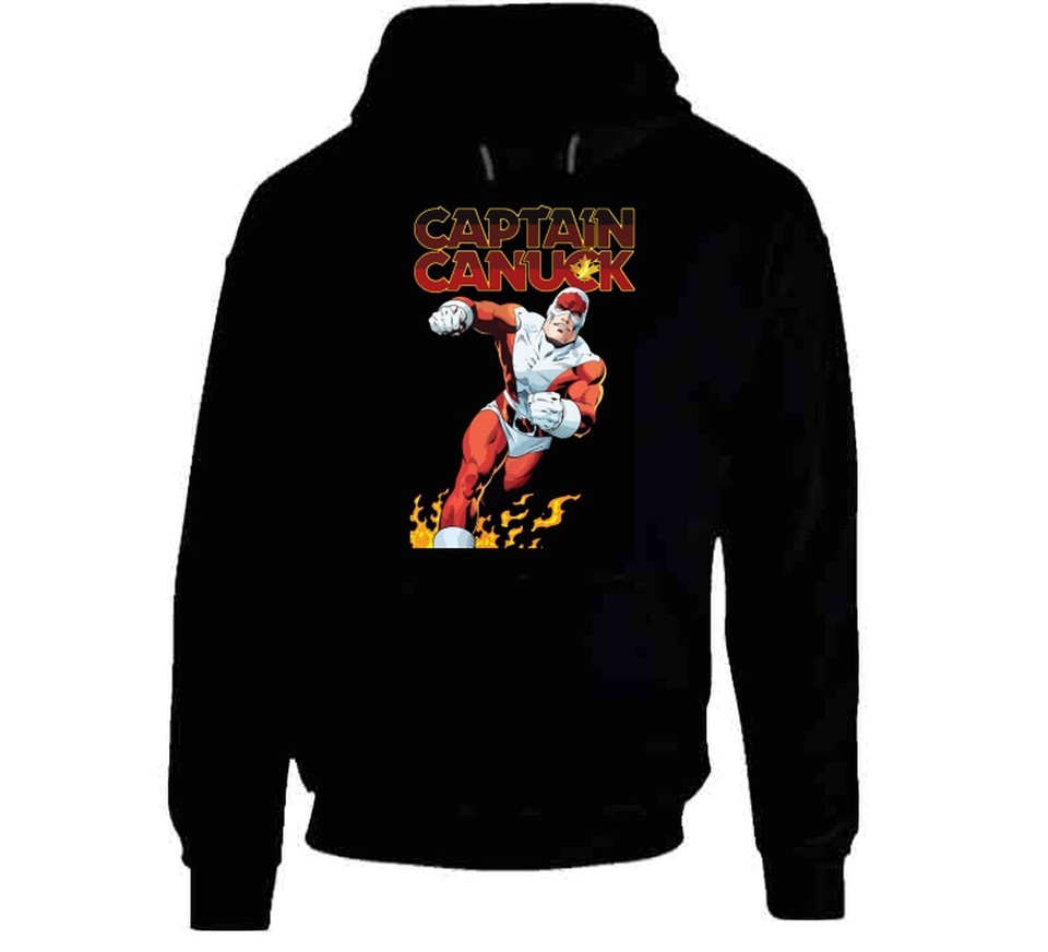 Captain Canuck Canada America Maple Leaf T Shirt | eBay