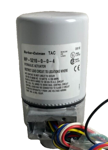 Barber Colman**Brand New**Hydraulic Actuator MP-5210-0-0-4 D031 | eBay