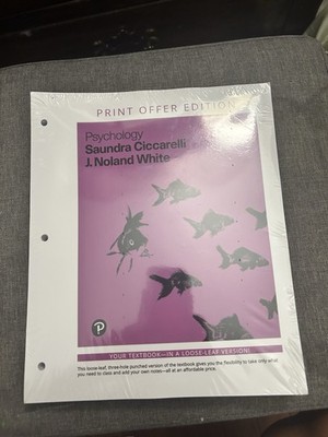 Psychology by J. Noland White and Saundra K. Ciccarelli (2016) 5th ...