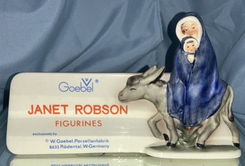 1970’s Goebel Janet Robson Nativity Display Plaque ROB 434 TMK5 8" 🫏 ️👼 ...
