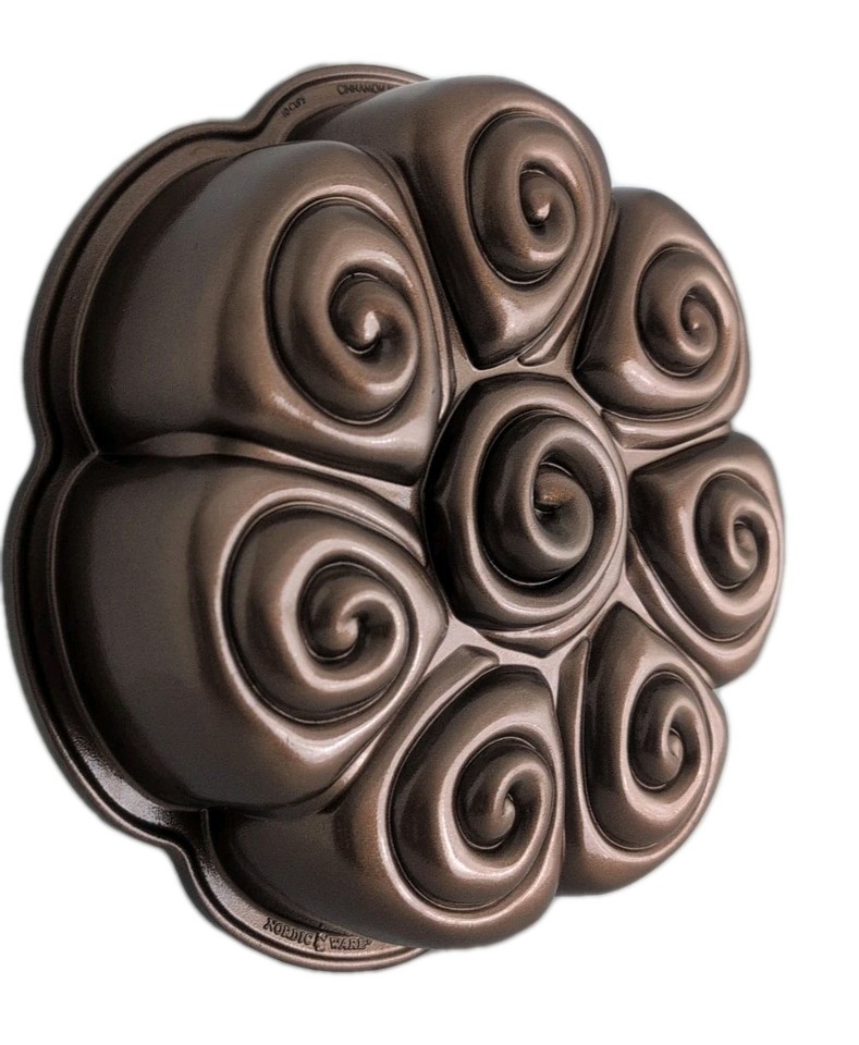 NORDIC WARE Cinnamon Bun PULL-A-Part Pan Retried Bronze USA 10 Cups | eBay