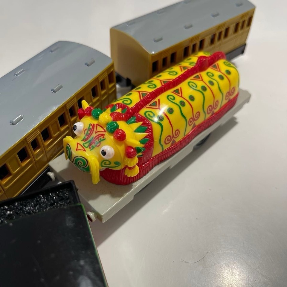 Thomas & Friends TOMY Plarail Trackmaster Angry Thomas & Dragon & Percy ...