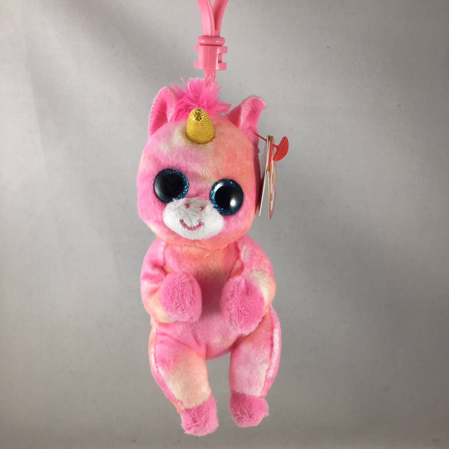 Ty Beanie Baby Bellies - SKYLAR the Unicorn (Plastic Key Clip - 4 Inch ...