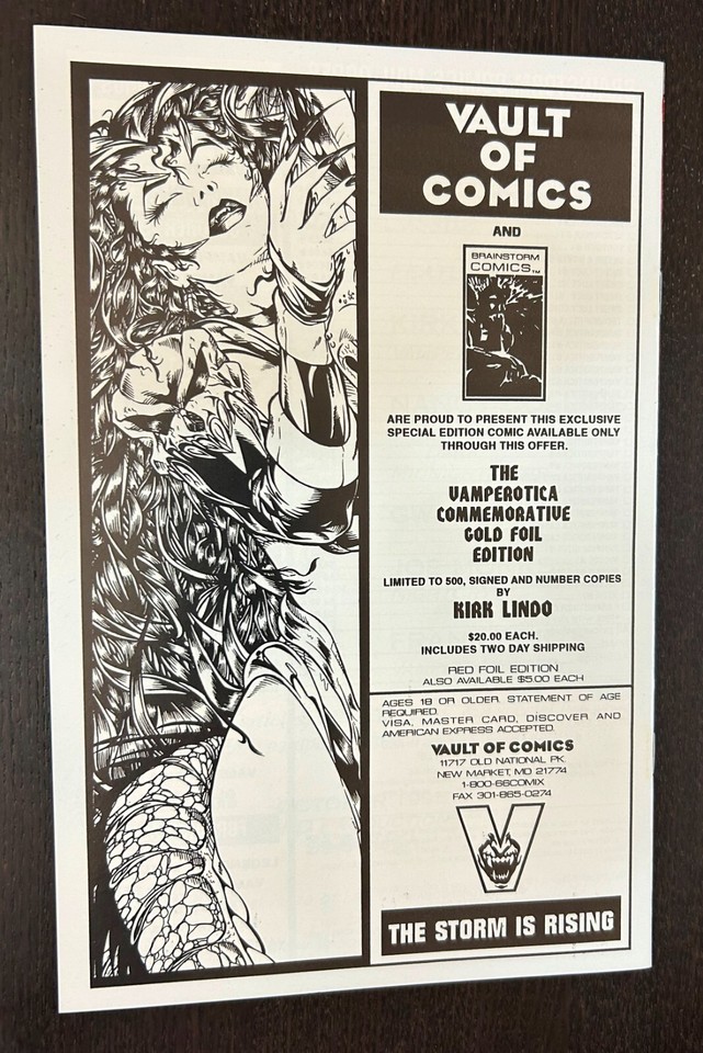 BABY ANGEL X #1 (Brainstorm Comics 1995) -- SIGNED Edition -- Bad Girl ...