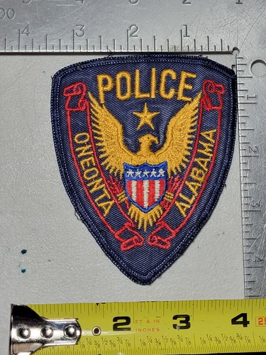 Zb1 Police patch patches vintage Oneonta Alabama used | eBay