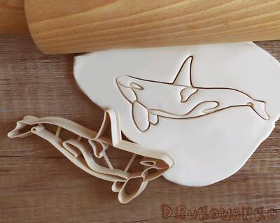 Killer Whale Sea Water Cookie Cutter Pastry Fondant Dough Sea Animal ...