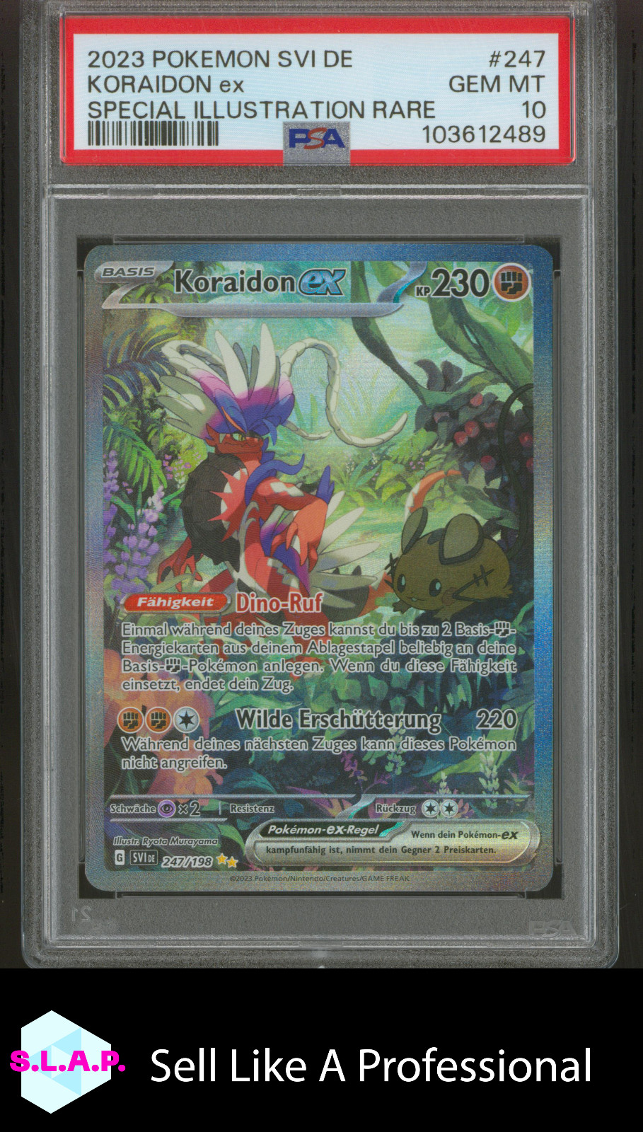 Koraidon ex 2023 Scarlet & Violet #247/198 Special Illustration Rare Price Guide - Sports Card ...