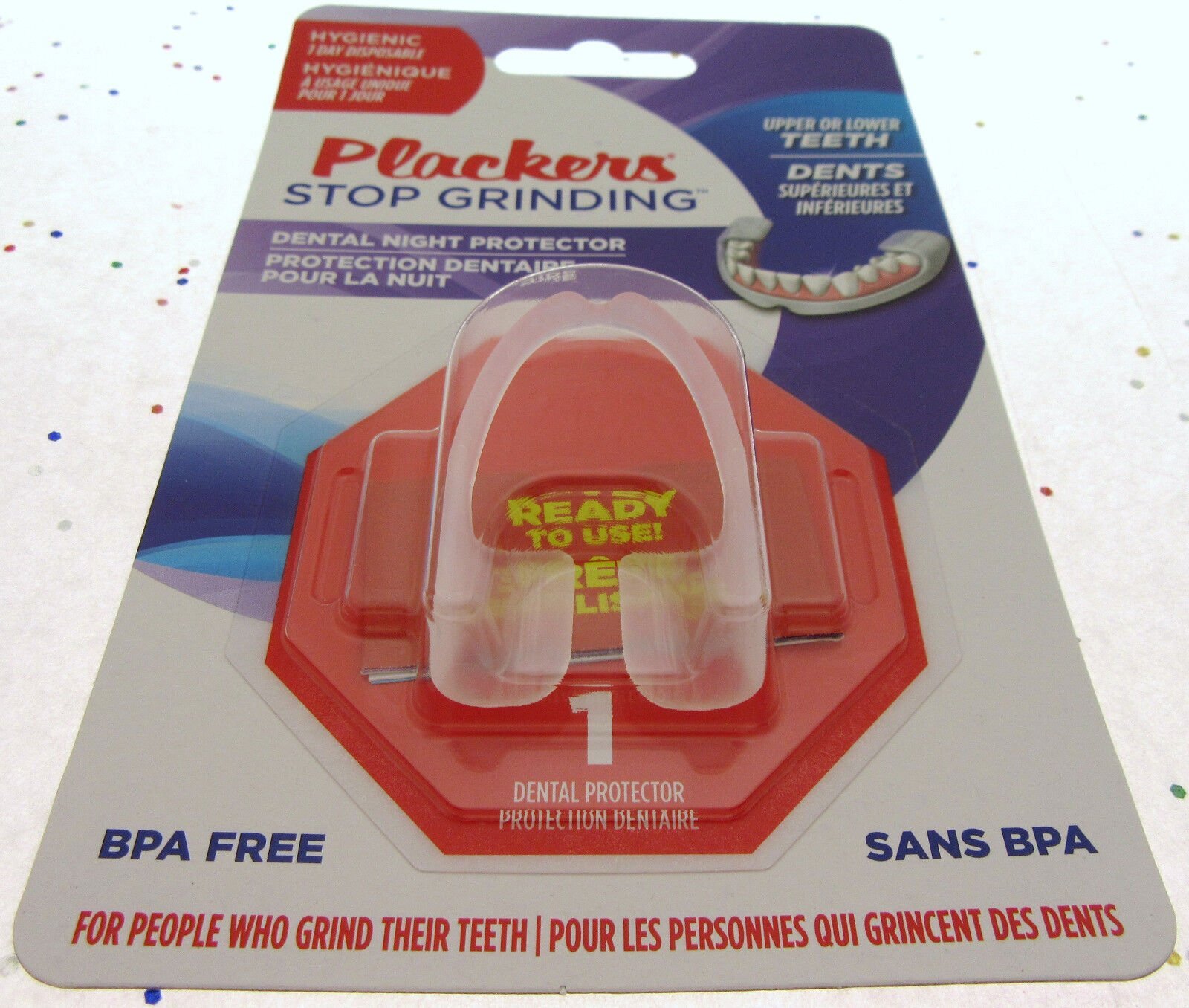 Plackers ~ Stop Grinding ~ Dental Night Guard Teeth Saver 651080307512 ...