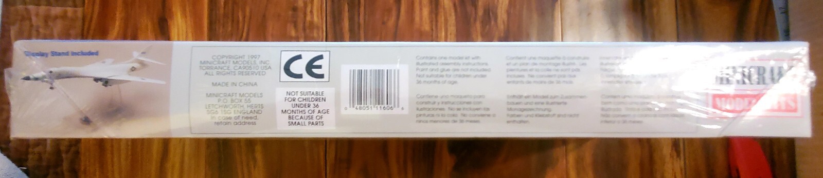 Minicraft Model Kit #11606 Rockwell B-1A Bomber Aircraft - 1/144th ...