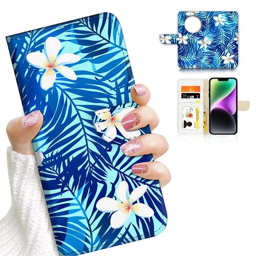 ( For Optus X Pro 5G 2024 model) Flip Case Cover PH26046 Tropical Palm ...