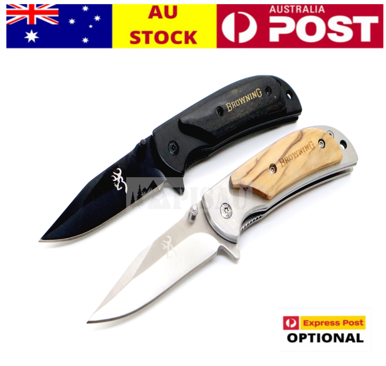 Browning Knife Folding Opening Pocket Knife Hunting, Camping, Survival ...