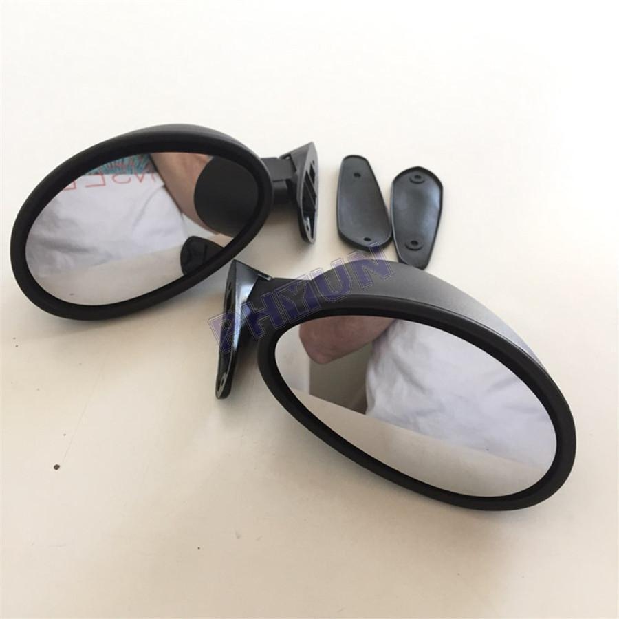1 Pair Matte Black California Classic Style Car Door Wing Rearview Side ...
