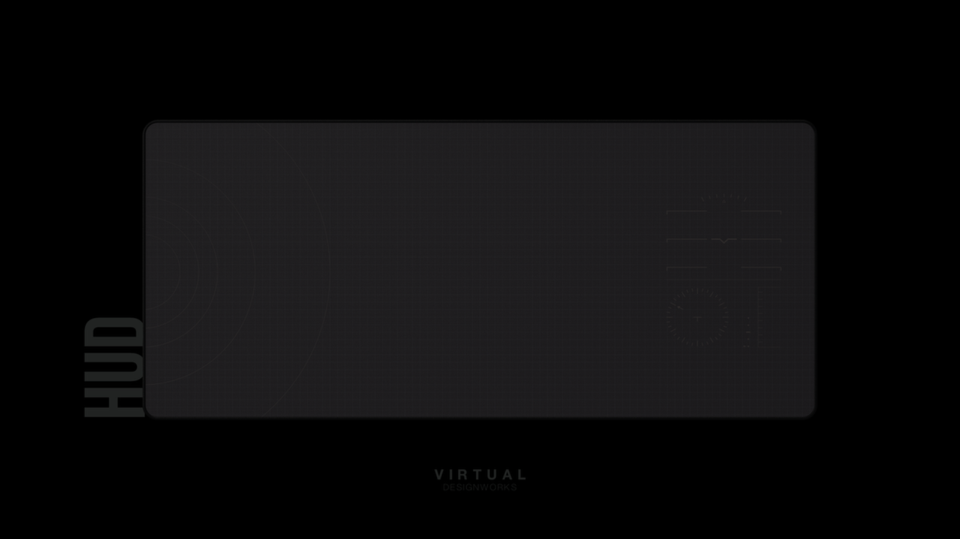 Authentic GMK Stealth Desk Mat Bundle - 3 Mats - Horizon, Blackout, HUD ...