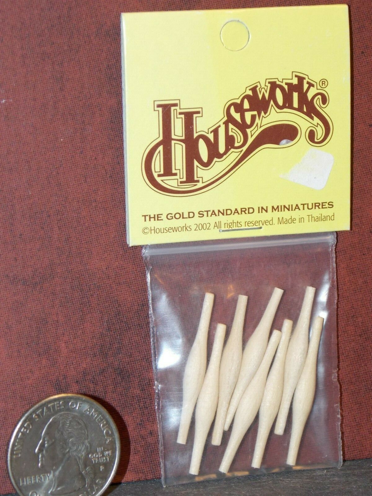 Dollhouse Miniature Spindles #12030 1:12 one inch scale B235 Dollys ...