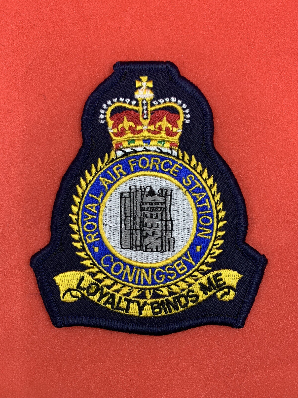 RAF Coningsby Station Badge Royal Air Focre Squadron Machine ...