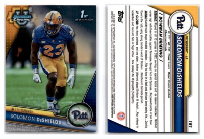 2023 Bowman Chrome U Solomon DeShields 1st Bowman Base #181 ...