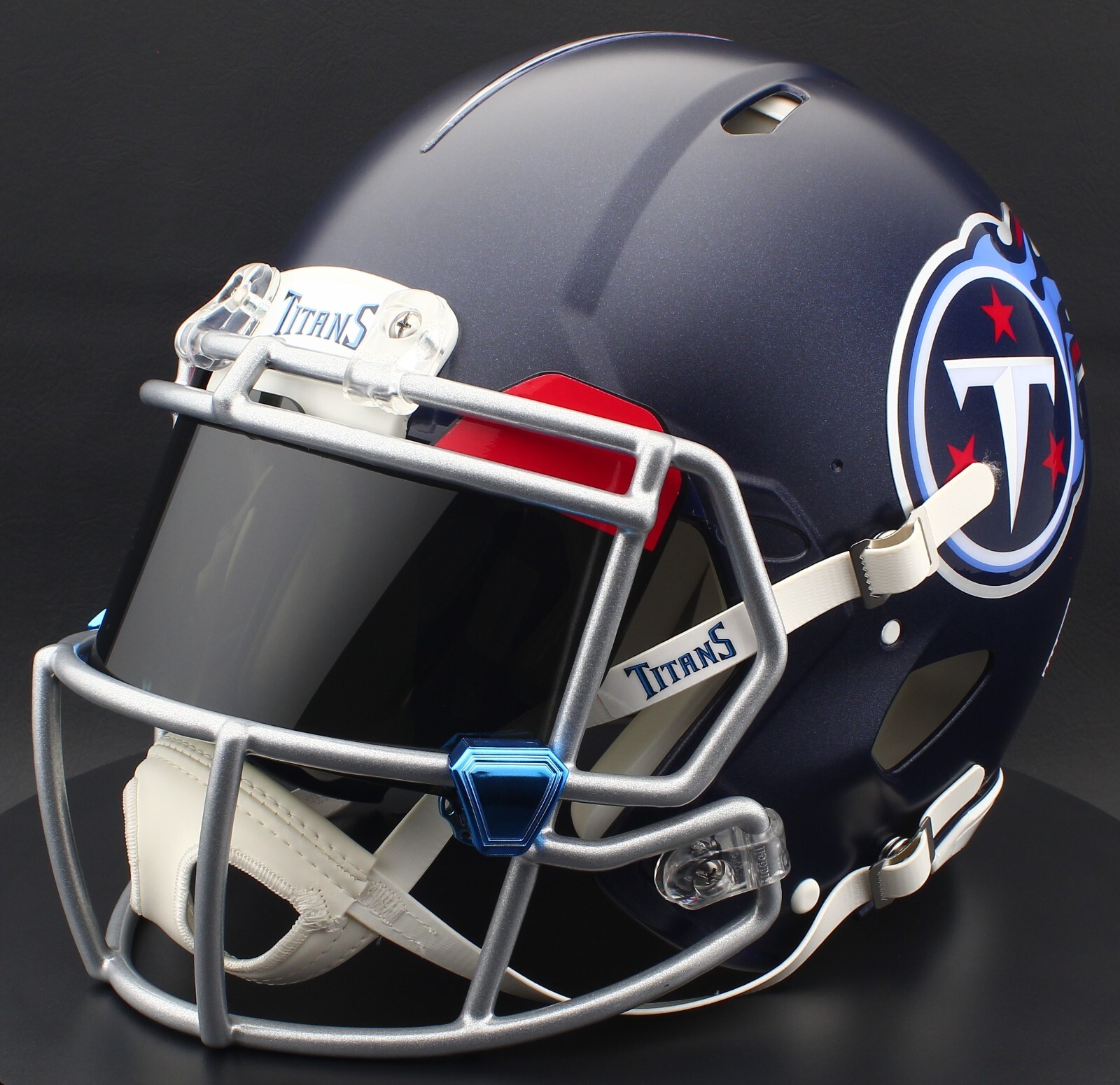 TENNESSEE TITANS NFL Gameday REPLICA Football Helmet w/ Eye Shield ...