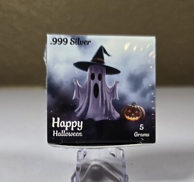 5-gram .999 Fine Silver Ghost Bar by Pan Silver Company New | eBay