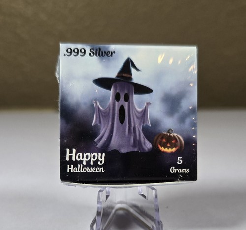 5-gram .999 Fine Silver Ghost Bar by Pan Silver Company New | eBay