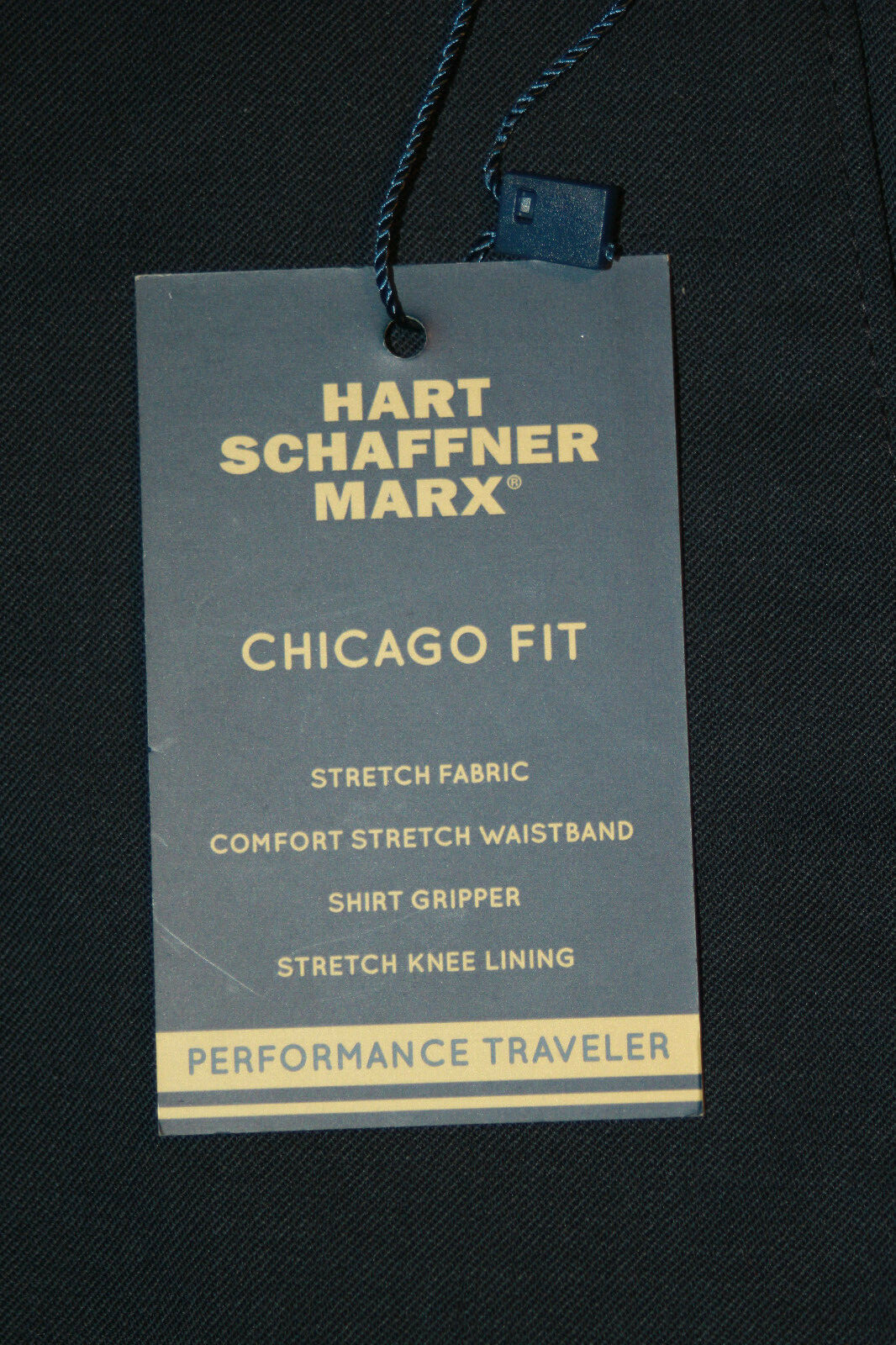 Hart Schaffner Marx Mens New $125 UNHEMMED Chicago Fit Dress Pants 44R ...