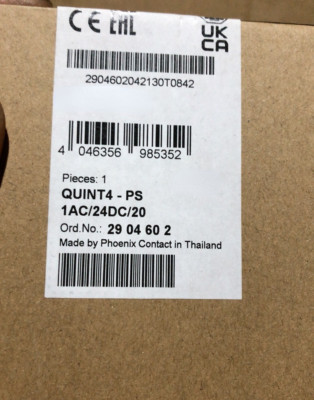 1pcs PHOENIX CONTACT 2904602 Switching Power Supply QUINT4-PS/1AC/24DC ...
