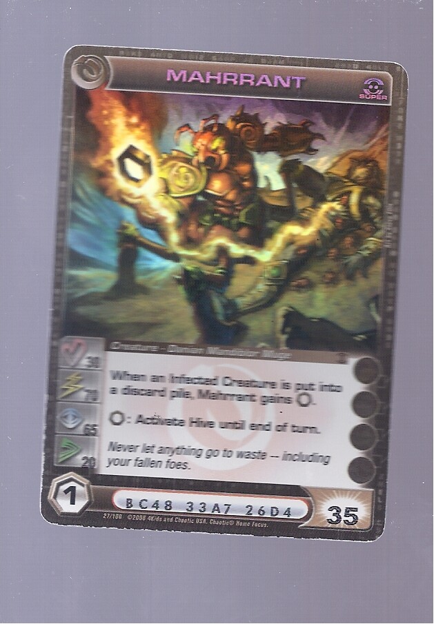 Chaotic Danian Super Rare Mahrrant | eBay