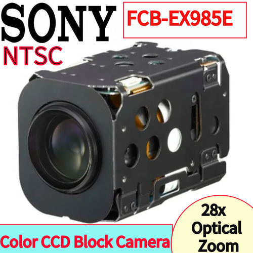 SONY FCB-EX985E 28x Optical Zoom Color CCD Block Camera Module NTSC ...