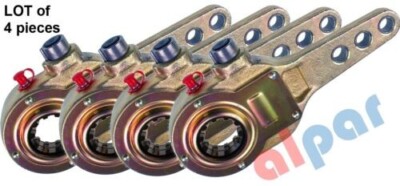 Lot of 4 MANUAL SLACK ADJUSTER 1.5"x10 SPLINE - 5", 6",7"Arm KN47001 ...