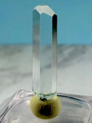 UNIQUE BEAUTIFUL LIGHT BLUE GLASSY GEMSTONE JEREMEJEVITE CRYSTAL ...