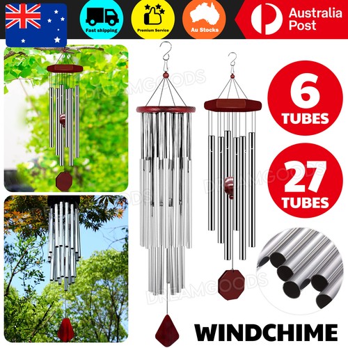Large Deep Tone Windchime Chapel Bell Wind Chimes Outdoor Garden Home ...