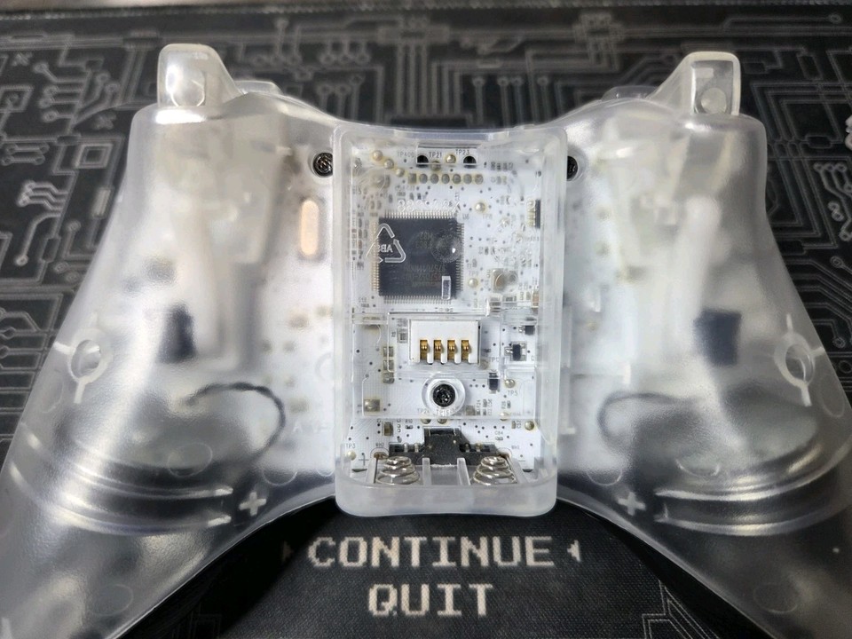 Transparent Clear Xbox 360 Halo Wireless Controller Oem White Board ...
