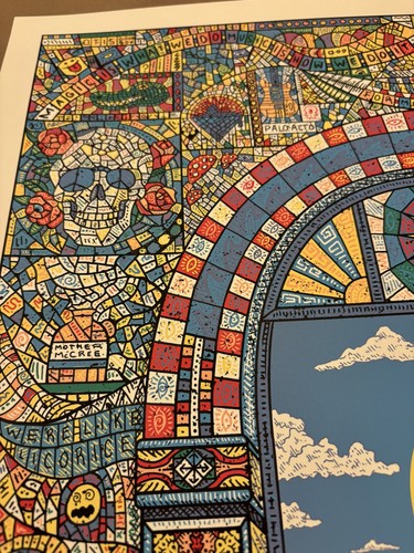 Jerry Garcia screen print Owen Murphy - One Drop - Bottleneck Mondo Not ...